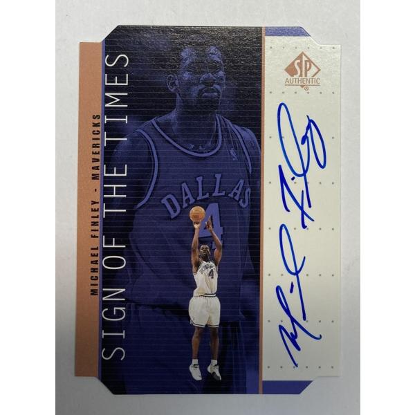 Michael Finley 1998-99 UD SP Authentic Sign of the Times Auto