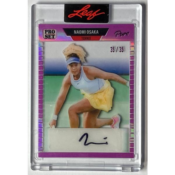 【ラストNo. 35/35枚限定】大阪なおみ直筆サイン 2023 Leaf Pro Set Auto