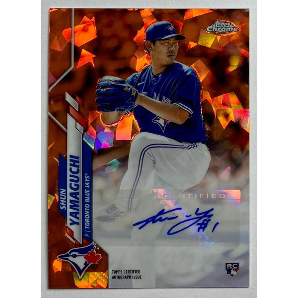【25枚限定】山口俊直筆ルーキーサイン 2020 Topps Chrome Orange Ice Ref RC Auto