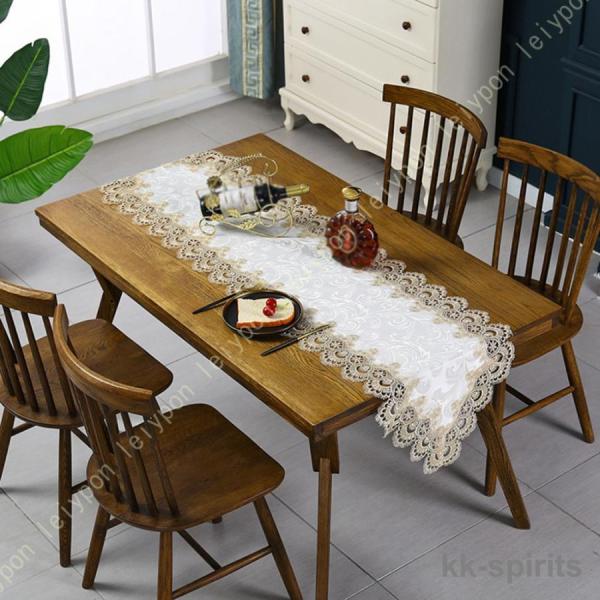 テーブルランナー レース 北欧 おしゃれ モダン 結婚式 宴会 装飾 センター 耐熱 多用途  ★このテーブルランナーはスタイリッシュで、テーブルを簡単にイメージチェンジすることができます。★エレガントなデザインなのでテーブルが華やかになっ...