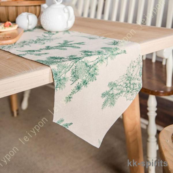 ★テーブルの中央にさらりと敷きこむだけで、ぐっとお洒落な雰囲気を作り出してくれるテーブルランナー。★柔らかく、耐久性があり、環境に優しい、ガラスや陶器の食器、花瓶なども安心して置けます。★お部屋を明るく：パッと敷くだけで、おしゃれなテーブル...