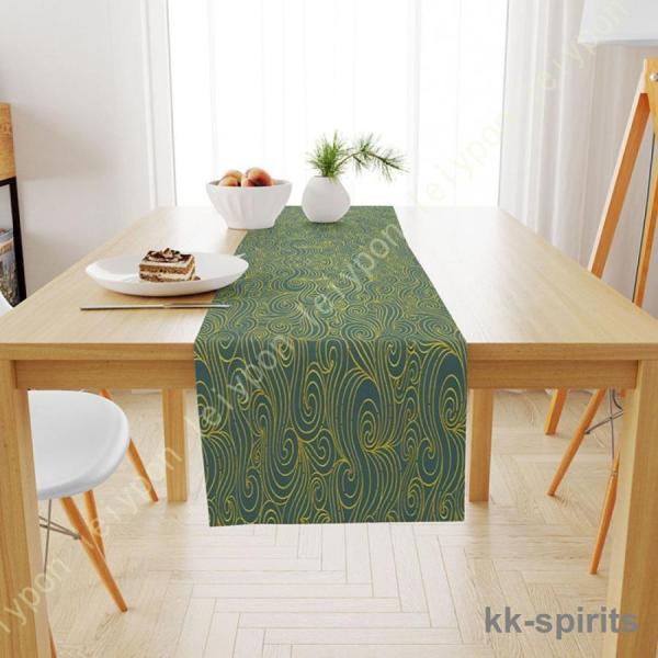 【材質】：ポリエステル製【サイズ（cm）】：33*120 33*183 33*275 45*183　★テーブルの中央にさらりと敷きこむだけで、ぐっとお洒落な雰囲気を作り出してくれるテーブルランナー。★柔らかく、耐久性があり、環境に優しい、ガ...