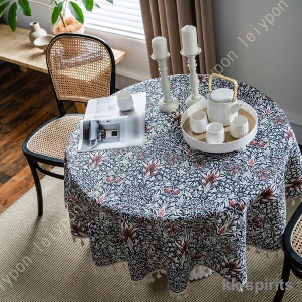 テーブルクロス１枚（枕カバーなし）素材：綿＋リネンサイズ： 150cm     機能：軽い 防油 洗濯なし お手入れ簡単 防汚 滑り止め お手入れ簡単 耐久 防傷性 高密度 耐熱 防カビ 耐久性 洗える 品質綿麻素材を採用して、柔らかくて生...