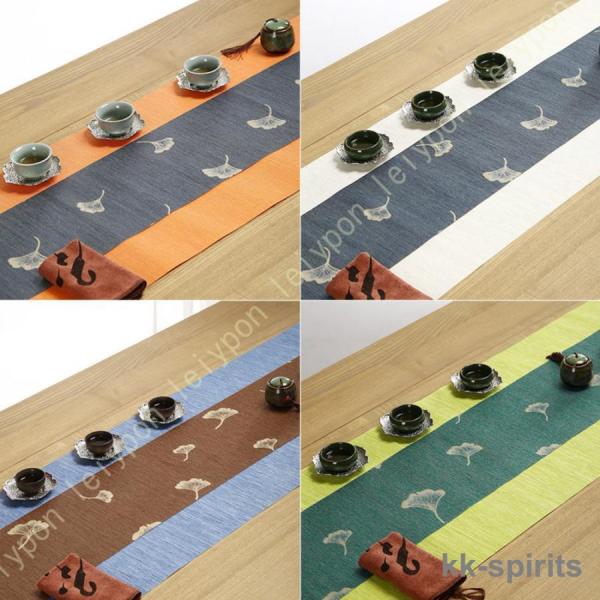 含まれるもの：テーブルランナー1枚サイズ：40*150cm 40*200cm 40*250cm 40*300cm 素材：綿麻製  特徴： 抗菌 防臭 柔らかい 滑り止め 丸洗い 耐久性 軽量 お手入れ簡単 洗える 折りたたみ 多用途 断熱 ...