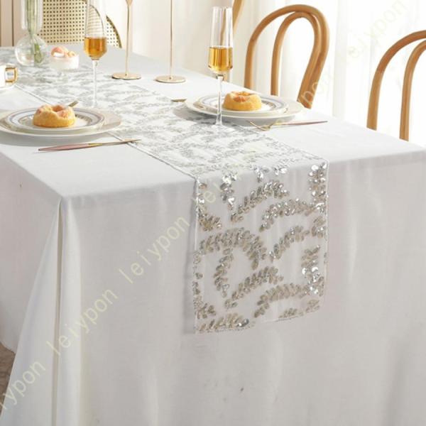 ■製品詳細：【サイズ】：30*180=横約30cm*縦約180cm  30*275=横約30cm*縦約275cm  【個数】：1枚組【素材】：ポリエステル ★ワンランク上のテーブルコーディネートいつもの食卓をワンランク上に格上げしてくれるテ...