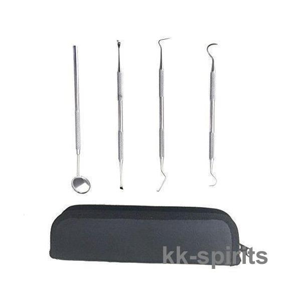 両頭 鎌形 歯石取り スケーラー 歯鏡 ピンセット 3点セットスケーラー、歯鏡、ピンセットの3点セットです。 歯石は歯磨きでは取る事が出来ない上、90パーセント以上の人にあります。ピンセット： 歯に魚の骨などがつまったときにお使いいただけま...