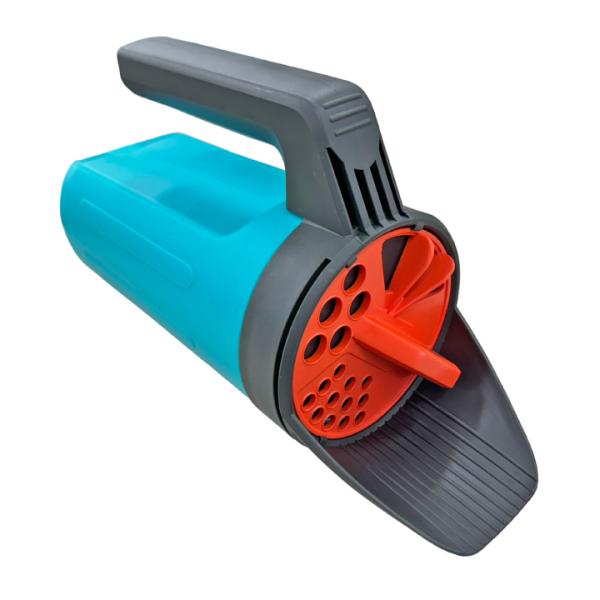 撒きたい場所に巻きたい分だけ、手軽に散布できる最小＆最軽量モデル！肥料・種子・顆粒・砂・道路用塩など、さまざまな粒径の散布材を使用できます。これにより、一年中使用できます。【仕様】サイズ：幅10.9X全長27.5cm重量：約300g容量：1...