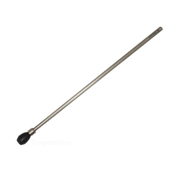 ステージの床に楽器の響きを伝えることによって、豊かな響きが生まれます。チタンは音色がはっきりして、低音から高音まで鳴らしやすく感じられます。<br><br>長さ300mm、直径7mm<br>エンドピンゴム付