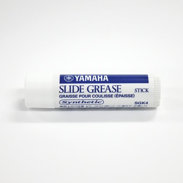 ヤマハ スライドグリス SGK4は、抜差し管の気密を保ち、錆や摩耗を防ぎます。手を汚さず使用できるスティックタイプ。100%化学合成のグリス成分により、常に塗りやすく滑らかな抜差動作が得られます。抜差管表面に、安定したグリス皮膜を形成します...