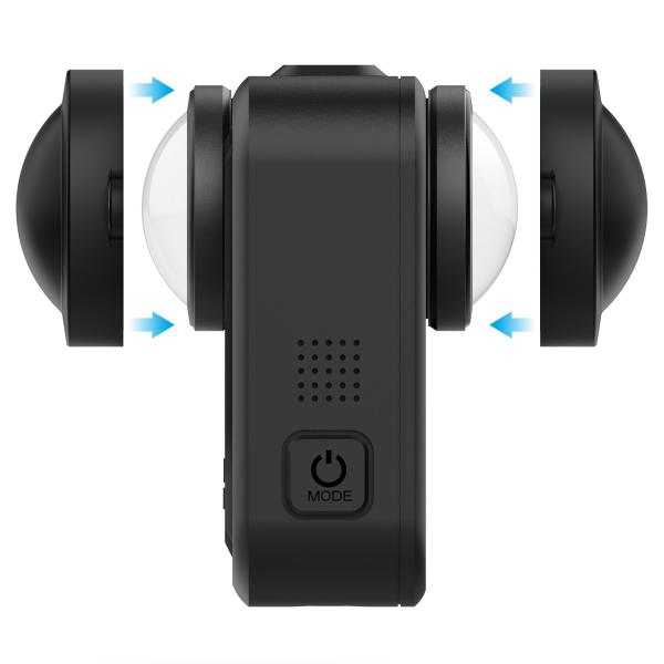 GoPro MAX2専用に設計されたシリコン製レンズカバー2個セットです。360度カメラの大きく突出したレンズ部分をやさしく包み込み、保管時や持ち運び時の傷・ホコリ・汚れからしっかり保護します。柔らかく弾力のあるシリコン素材を採用しており、...