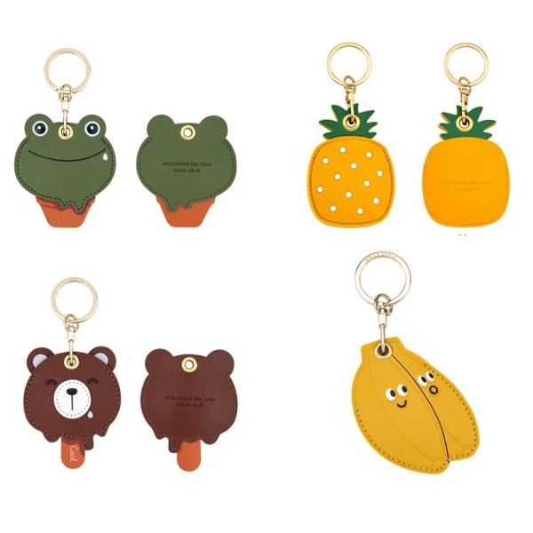 素材：PUレザー　 対応サイズは2枚目写真を参考してください　 エアタグケースを着用したまま、AirTagの使用は支障に生じなく、スムーズに受信できます。　 エアタグ キーホルダーは、キーチェーン、バッグ、子供のランドセル、貴重品などに取り...