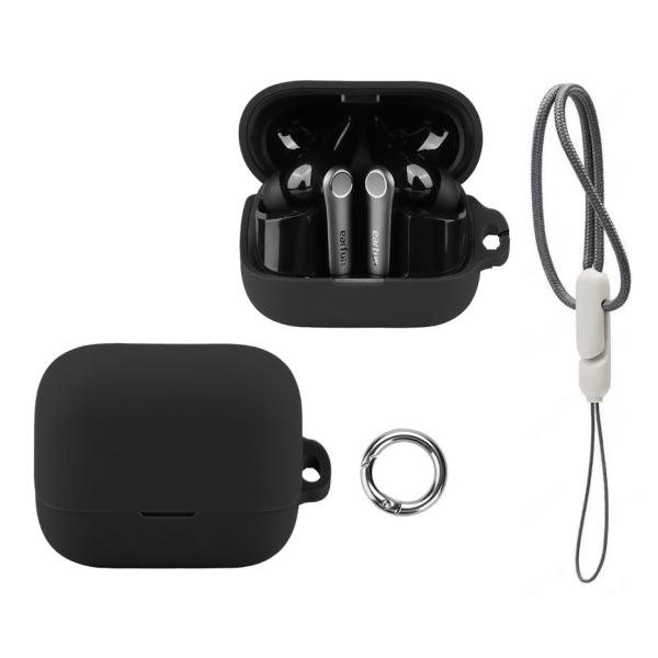 EarFun Air Pro 4+  に対応したシリコン製ケースです柔らかく軽量な素材を採用しており 作業中や移動中でも扱いやすく 衝撃や傷からイヤホン本体をしっかり守りますカラナビ付きのデザインで バッグやベルトに簡単に取り付けられるため...