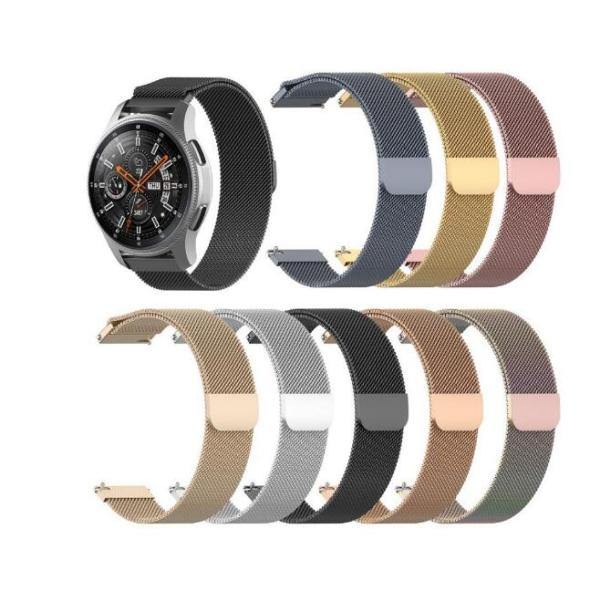 ステンレススチール製の交換バンドです。【マグネット式】特別なマグネットクラスプの設計、バックルなし、簡単にロックできます。簡単に長さを調整、使いやすいです！インストールと取り外しが簡単で、ツールも不要です。 爆買