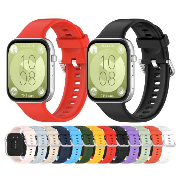 HUAWEI Watch Fit 3 / Fit 4 / Fit 4 Pro に対応した、柔らかく快適なシリカゲル（シリコン）バンドです。高品質シリコン素材を採用し、汗や水に強く、スポーツや日常使いに最適。柔軟性があり手首にぴったりフィット...