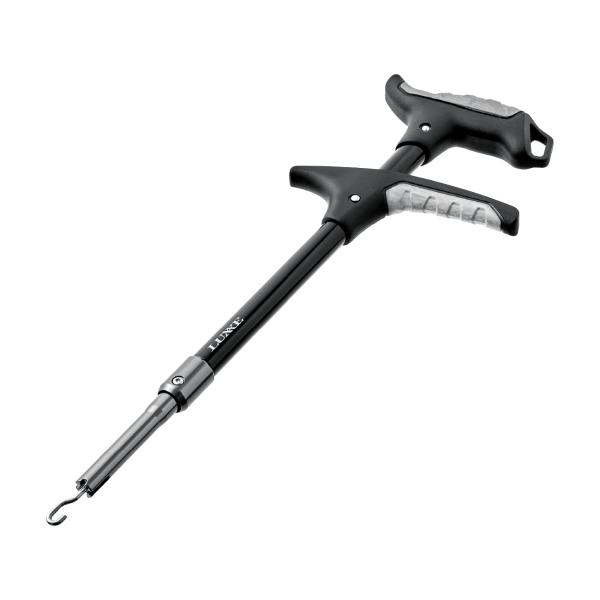 素　材：〈本体〉ステンレス　アルミニウム　　　  〈ハンドル〉PPサイズ：〈全長〉約250mm重　量：約70gトレブルフック推奨サイズ：#12〜2/0●握りやすく力の入れやすいハンドル形状で、軽い力で握ってもしっかりと鈎をホールド。●飲み込...