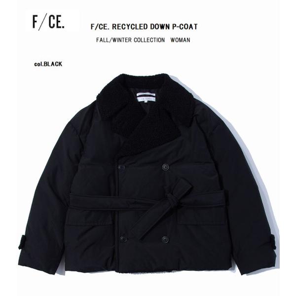 F/CE（エフシーイー）東京発、アウトドア、ミリタリーをベースにギミックや高機能性を持たせたドメスティックブランド2024-2025秋冬新作モデル　販売開始。■RECYCLED DOWN P-COAT リサイクルダウン　ピーコート. レディ...