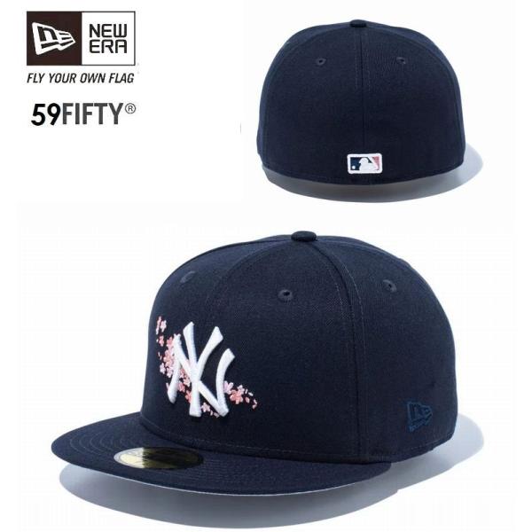 メジャーリーグ・ベースボール唯一の公式選手用キャップのオフィシャルサプライヤー”米国ブランドのニューエラ。■59FIFTY サクラ　パック　桜　ニューヨーク・ヤンキース　ネイビー. 限定モデル　在庫限りです。桜をフィーチャーしたコレクション...