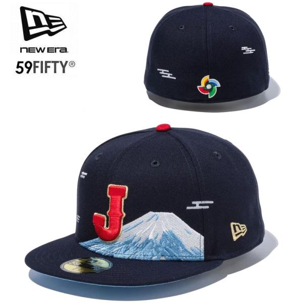 メジャーリーグ・ベースボール唯一の公式選手用キャップのオフィシャルサプライヤー”米国ブランドのニューエラ。■59FIFTY World Baseball Classic Mt.FUJI 富士山　ネイビー 限定モデル.限定モデルの為、在庫限り...