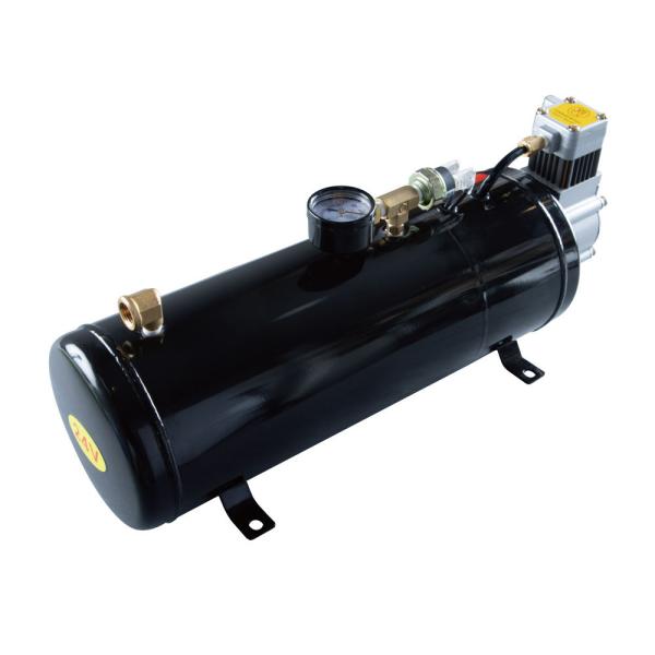 「新品商品」JETイノウエ製◇ホーンメイト２４ｖ用高性能コンプレッサーにエアータンクをドッキング！！○エアータンク容量：３．０リットル○定格：２４ｖ７Aサイズ：Ｌ４００×Ｈ１８０×１２５ｍｍФ作動/停止圧力:0〜6kg/cm2±10％で作動...