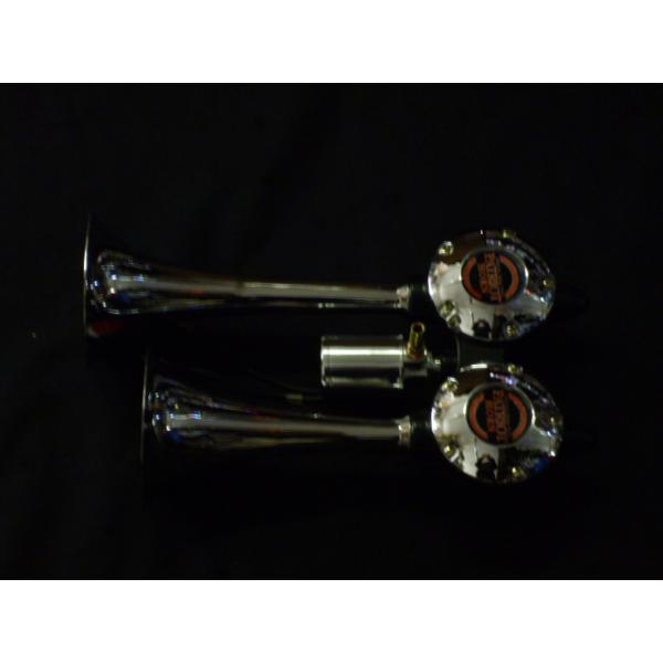 「新品商品」エストック製◇パトリオットホーンＬ２００　２４ｖサイズ：３００ｍｍボディ：クロームメッキこの商品は店頭販売もしておりますので、在庫が無くなる場合がございます。その場合しばらくお待ち頂く場合がございます。※発送用で使用する梱包資材...