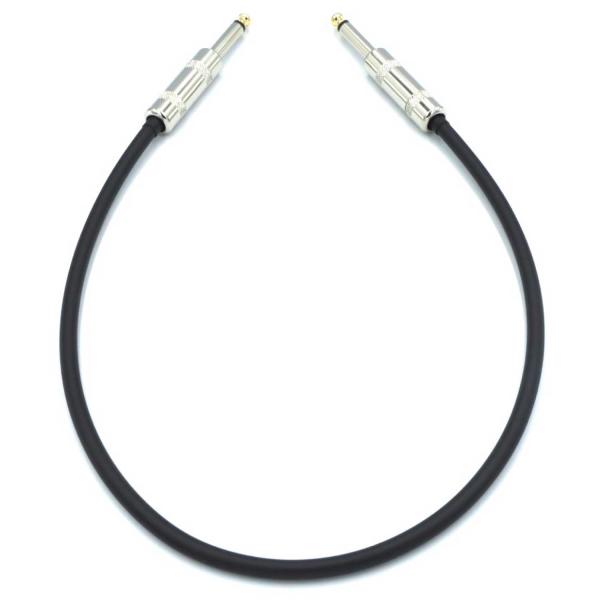 ギターアンプ、エレキギター、エフェクター同士を接続するためのパッチケーブルになります。MOGAMI 2524を使用したコストパフォーマンスに優れるS-S50cmパッチケーブルです。(カット寸法約52cm)ハンダには高音質と評判のKester...
