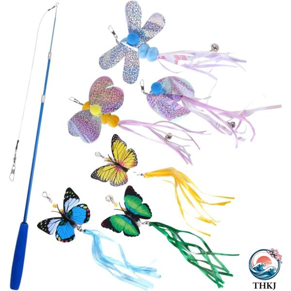 説明   - 　　　   ?猫をアクティブに保つ: 遊び心のあるティーザーで猫を元気づけましょう。愛猫を幸せで健康に保つために、魅力的でインタラクティブな遊びのルーチンを作りましょう。彼らのエネルギーを消費し、彼らの感情を落ち着かせ、杖のお...