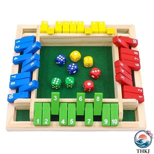 商品の説明                                        商品の説明               シャットザボックス 数字 ボードゲーム 2-4人プレイ 木製 ジャックポット ゲーム サイコロ 頭脳戦 足し算...