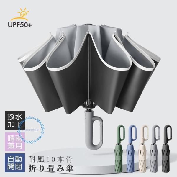 【素材】?親骨：グラスファイバー?中棒：スチール?生地：ポリエステル?手元：シリコン【サイズ】Mサイズ?直径：約106cm?全長（折りたたみ時）：約38cm?全長（伸ばした時）：約71cm?傘本体：約550g?10本骨Lサイズ?直径：約12...