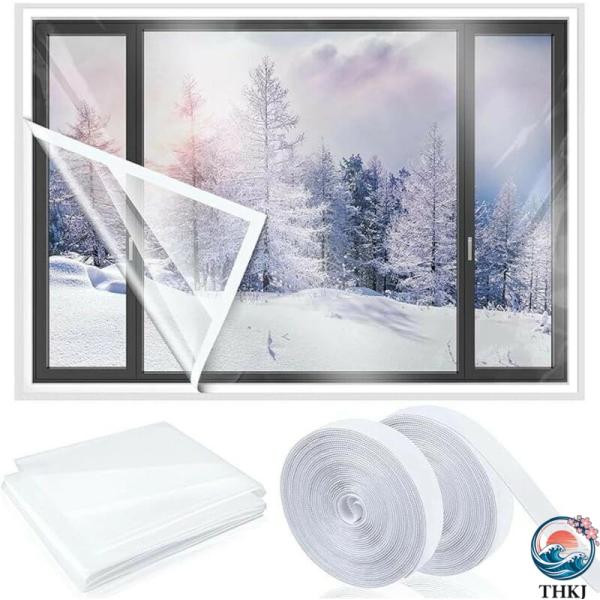 通常の窓断熱材よりも75％厚い、丈夫なPE素材で作られています。耐裂性、耐風性、優れた靭性と収縮性を持ち、高い弾力性と強度を兼ね備え、変形せず、防水性にも優れています。冬は暖かく、夏は涼しい室内環境を保ち、取り付け時のしわが少なく、熱収縮処...