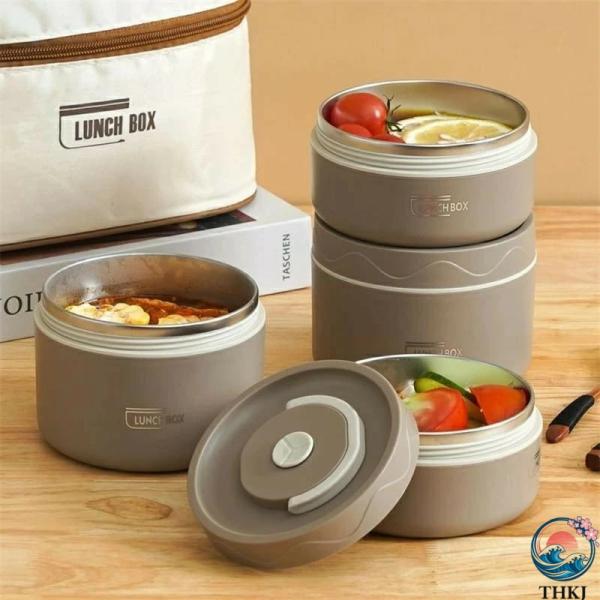 【断熱ランチボックスセット】弁当箱とランチバッグセットは、底にポリウレタンフォームのパッドが付いており、通常3-5時間食品を保温または保冷します。断熱ランチバッグを使用して、食べ物をより長く温かく保ちます。 【こだわりの素材】 内部は高品質...