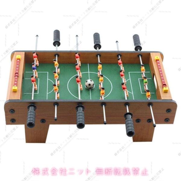テーブルサッカーゲーム アナログゲーム 家庭用フットボールテーブル テーブルサッカー 親子 家族 親友 楽しみゲーム 9対9 サッカー対戦 卓上フーズボール 木製