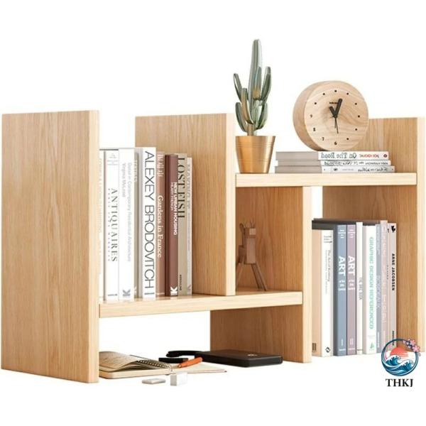 サイズ：L:38~72CM W:15CM H:35CM 「上質の素材にこだわるデスク置き棚」当デスク置き棚はエコで無毒、環境にも優しい木材から作られたので、ご家族を優しくして安心に使用します。木板の表面にも加工により滑らかになってきて、防水...