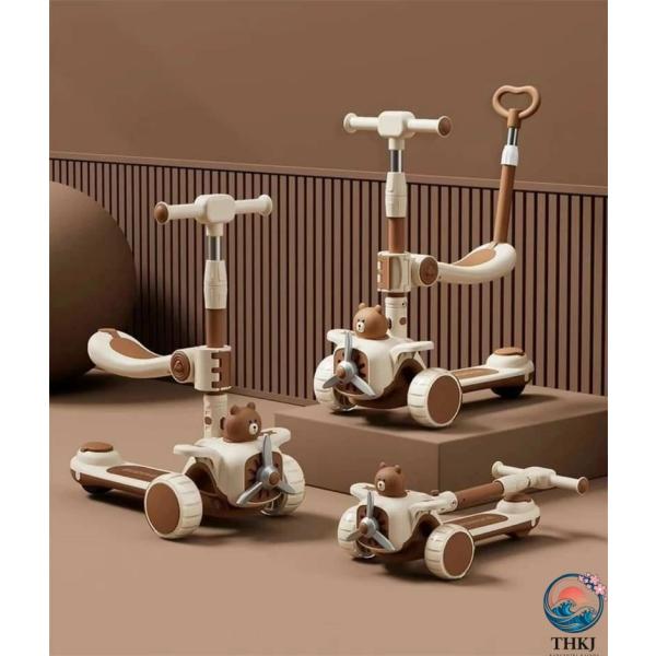 【ライトアップホイール・フットブレーキ】電池不要のホイールが回転し、速度に応じて自動的に点灯するので、夜間でもお子様が見やすく安心です。 ホイールは高反発PU素材で作られており、耐摩耗性と耐荷重性に優れ、スムーズな操作、低騒音、低振動です。...