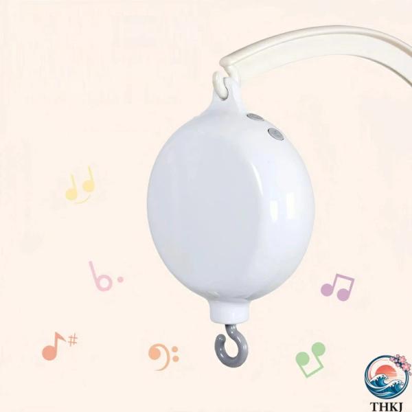 ベッドメリー オルゴール ベビーベッド ベビーベッドメリー 音楽 ブラケット アーム ベッドメリー用 360度回転 子守歌 ベビー用品 赤ちゃん おもちゃ 出産祝い