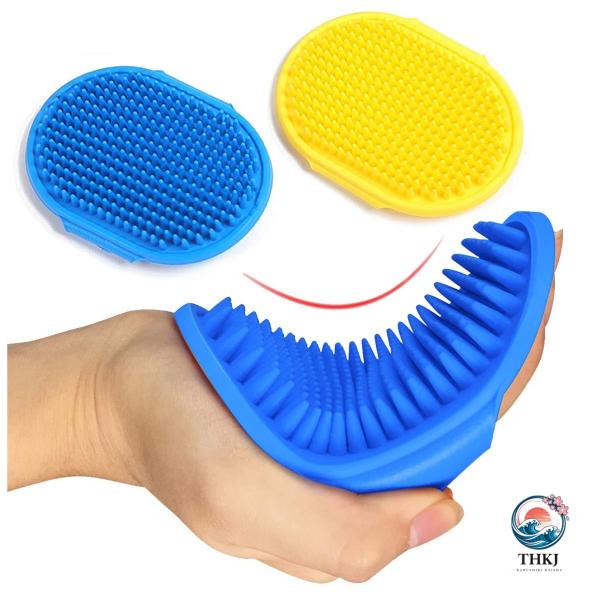 ? ユニークな調節可能なハンドル - この短い長い髪の犬用の犬用ブラシには、さまざまなサイズの手に快適にフィットし、手のひらの間にしっかりと固定され、通常のペットブラシよりも素早く簡単に犬の毛を取り除くことができる完璧な調節可能なリンググリ...