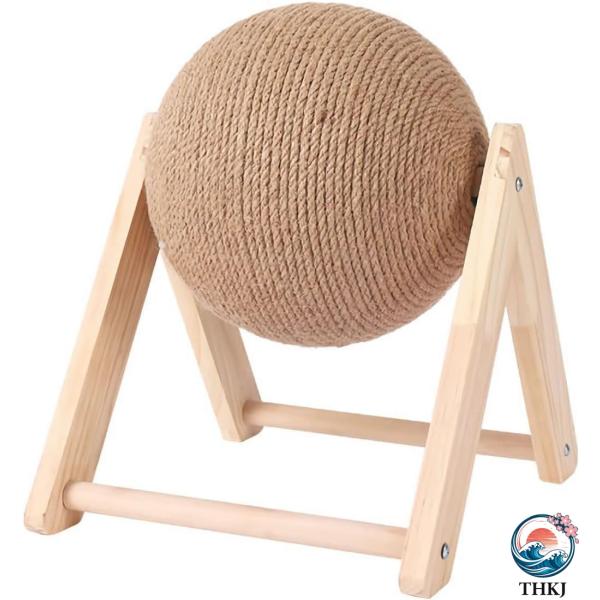 説明    ?　猫の 爪とぎ のサイズと重さ： 麻縄 ボール 直径16cm 木台18cmｘ22cmｘ高さ16cm 　　　   ?　爪とぎ としての機能性：猫 が自然な姿勢で 爪研ぎ をすることができるように設計。そのため、猫の爪とぎ 行動を...