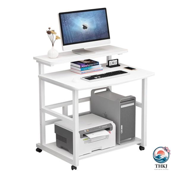 ? 【コンパクト＆多機能】小さなスペースにも最適でございます。74×50cmの天板は、PC作業や勉強、趣味など、さまざまな用途にご活用いただけます。? 【モニター台付きで作業効率アップ】モニターを適切な高さに設置でき、目線の疲れを軽減し、快...