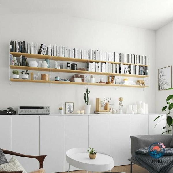 【壁を傷つけず簡単設置！】壁を傷つけることなく、簡単に取り付けられる3つの取り付け方法を備えたウォールシェルフです。無痕ネジ、拡張ネジの2種類の取り付け方法から選べるため、賃貸住宅や、壁に穴を開けたくない場所でも安心して設置が可能です。壁を...