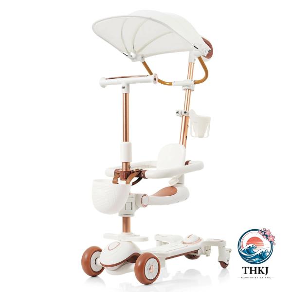 Product Features ●お子さまの成長に合わせて長く使える 三輪車（1歳~2歳）ガードレール付き（3歳~4歳）押し棒付き（5歳~6歳）シートモード（7歳~8歳）キックスクーターモード（9歳~10歳） ●組み立ては工具不要 ● 折...