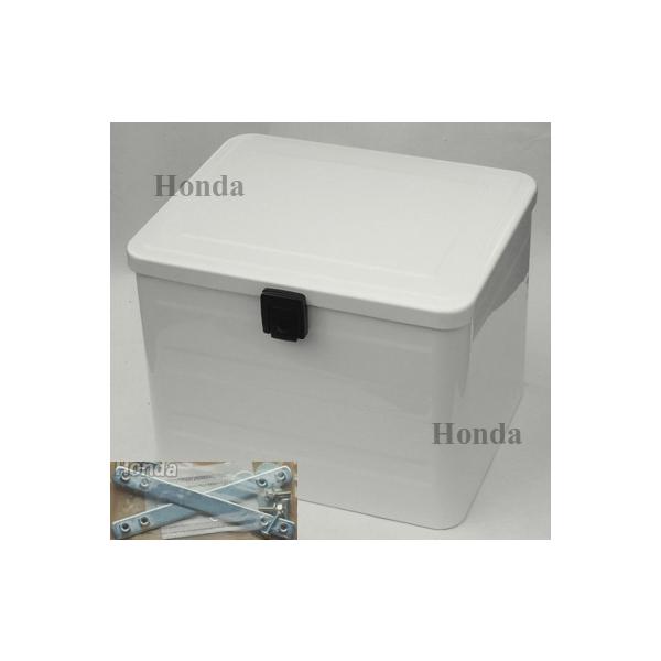 スーパーカブ50 90 110 プレスカブ クロスカブラゲージボックス リアボックス トップボックス Hondaラッゲージボックス08L71-K88-J10ZBとカブ用取付アタッチメント08L70-K88-J10セット（08L74-KZV-...