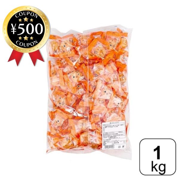 ・商品説明文みかんの皮をむいた「丸ごとミカン」をイメージしたリングキャンディです。1kgの大容量なので、イベントなどにもオススメです。・商品仕様■内容量：1kg■原材料：砂糖(国内製造)、水飴、みかん果汁/酸味料、香料、パプリカ色素、ウコン...