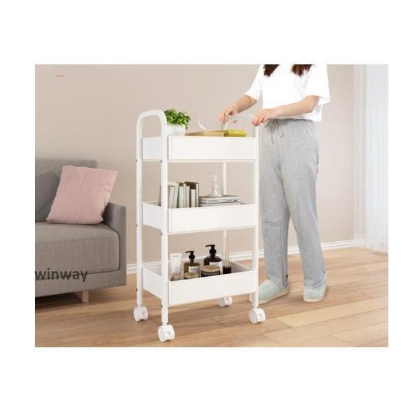 特徴●省スペース●抜群の収納力コンパクトながらも大容量の収納を実現します。キッチン用品はもちろん、植物からインテリア雑貨まで使い方はあなた次第です。●キャスター付き重たいものもラクラク運べます。キッチンからリビングヘ、リビングから寝室へ自由...