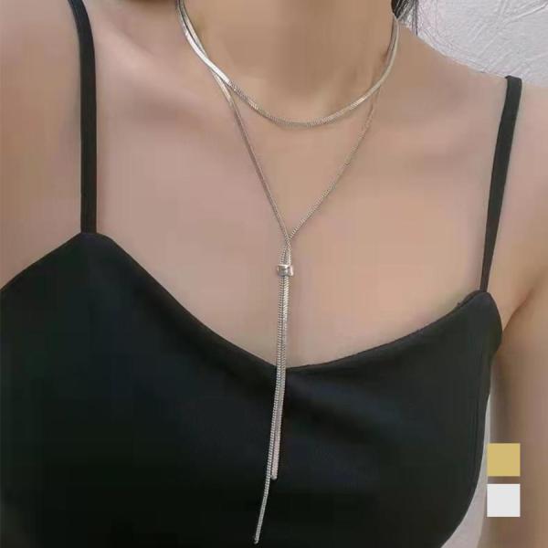 素材：合金カラー：シルバー/ゴールド首回り:約102cm(調節可能)アジャスター：なし生産国：中国おしゃれ Y字ネックレス トレンド 流行 ラリエットネックレス アクセサリー 大人カジュアル パーティージュエリーおしゃれなデザインで襟元をよ...
