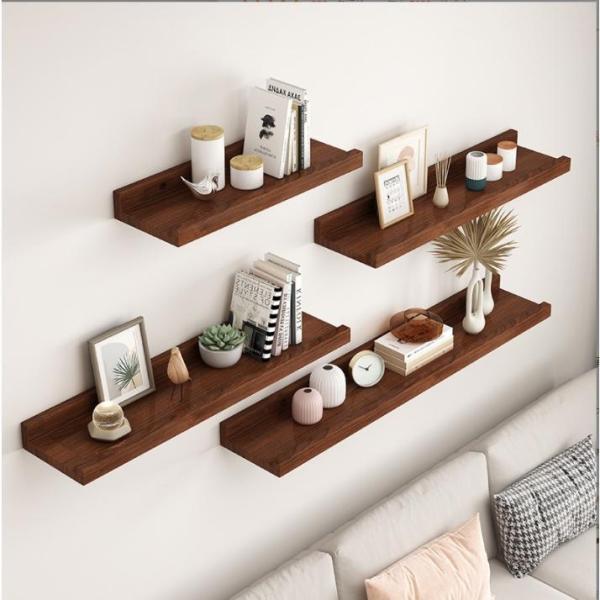 商品名：ウォールシェルフ　カラー：カーキ、コーヒーの色外形寸法：12*30cm12*60cm12*90cm15*30cm15*60cm15*90cm★ホワイト、カーキ、コーヒーの色からお選びできます商品説明?ロング から ショート まで3サ...