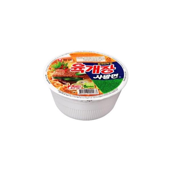 【BOX販売】【農心】　ユッケジャンサバル麺(カップ麺) 86g　X24個入