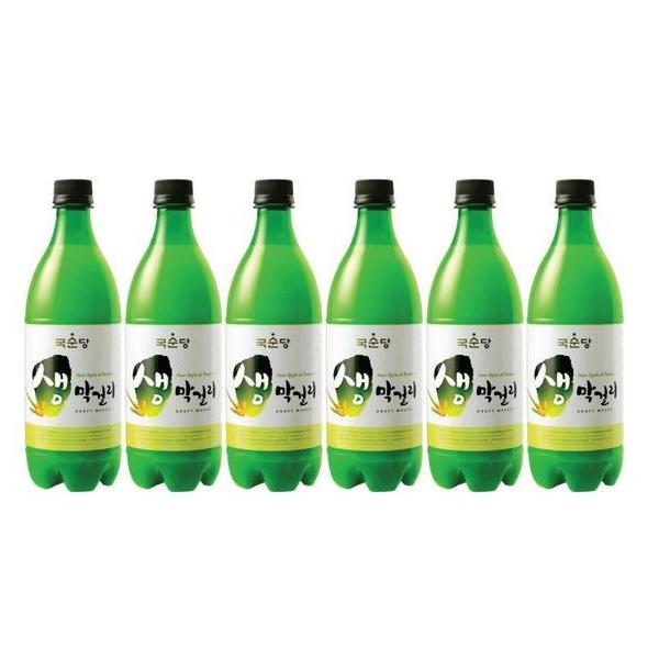 麹醇堂 微炭酸 生マッコリ750ml 6本セット