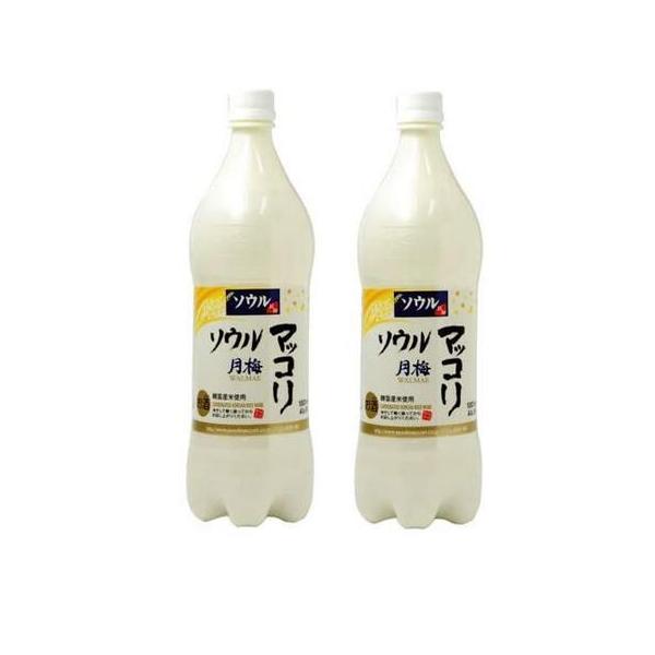     【商品内容】ソウル月梅（ウォルメ）マッコリ1000ml×2本（ペットボトル入）      【品目】リキュール（発泡性）【アルコール度数】6度    【原材料名】白米、麹、オリゴ糖、クエン酸、甘味料（アスパルテーム・L-フェニルアラニ...