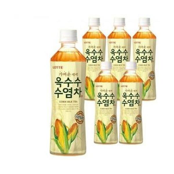 ロッテ とうもろこし の ひげ茶 ペットボトル 500ml 6本入