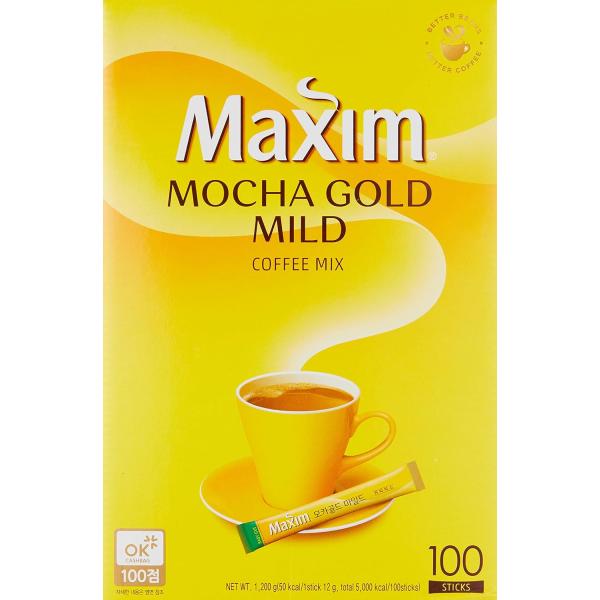 韓国でコーヒー【Maxim Coffee Mix モカゴール】(100袋入)