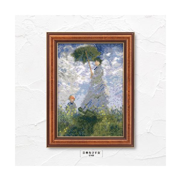 ●キット内容：25番刺しゅう糸、刺しゅう布 No.8300 (インディアンクロス) (32) オフホワイト、クロス針、カラー図案付説明書、専用フレーム●用意するもの：縫い糸、縫い針、はさみ、テープ●出来上がりサイズ：額外径　約縦20.8cm...